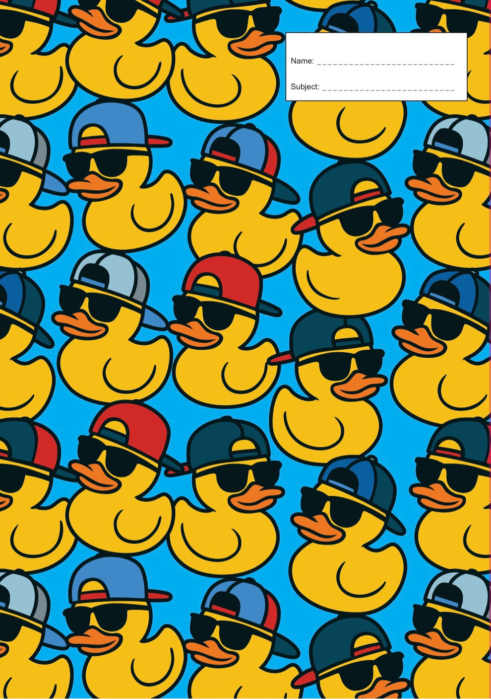Book Cover - A4 - Ducks – GIC Bookcovers Online
