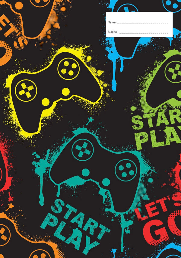 Book Cover - A4 - Game Time – GIC Bookcovers Online