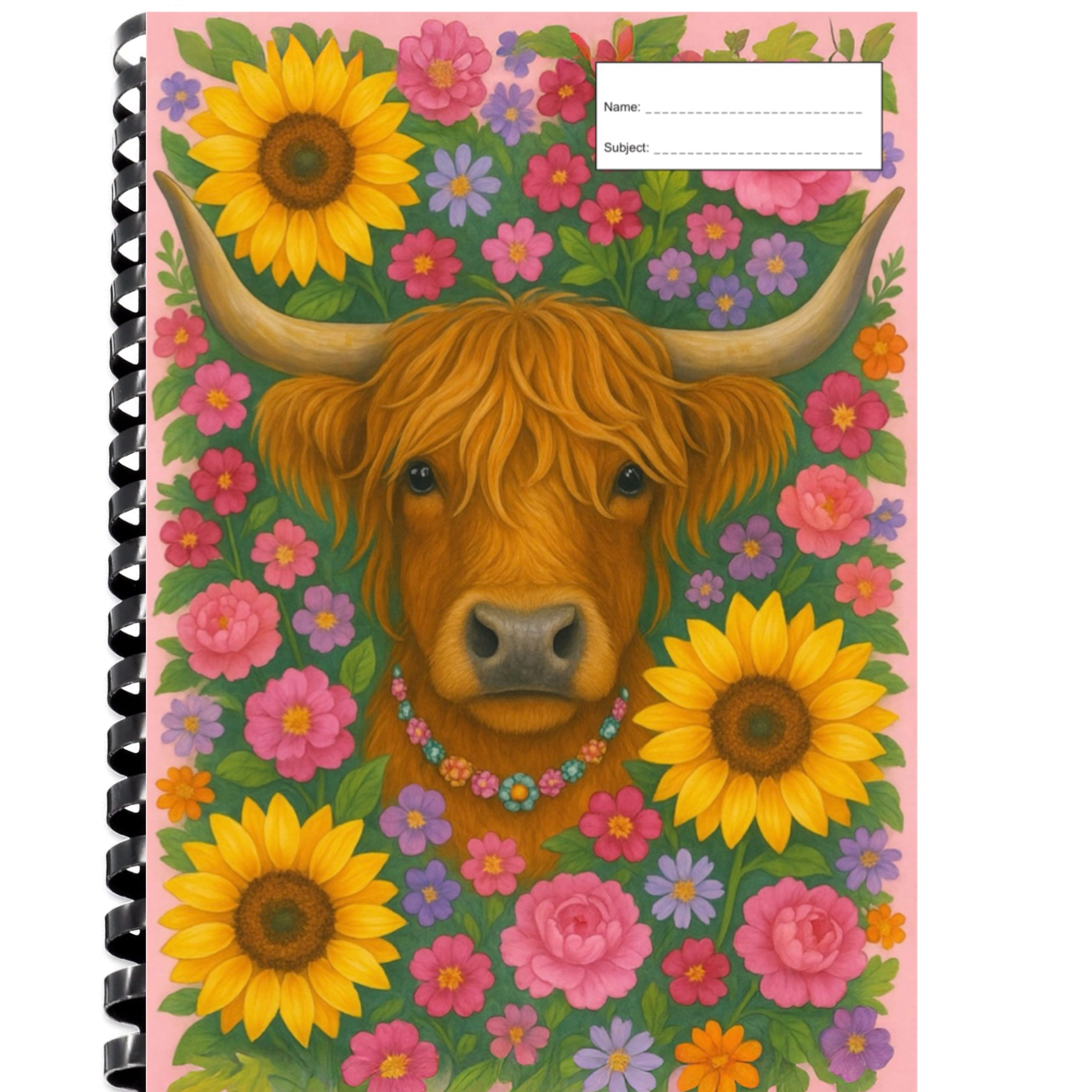 Display Folder - Highland Cow – GIC Bookcovers Online
