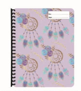 Display Folder - Purple Dream Catcher – GIC Bookcovers Online